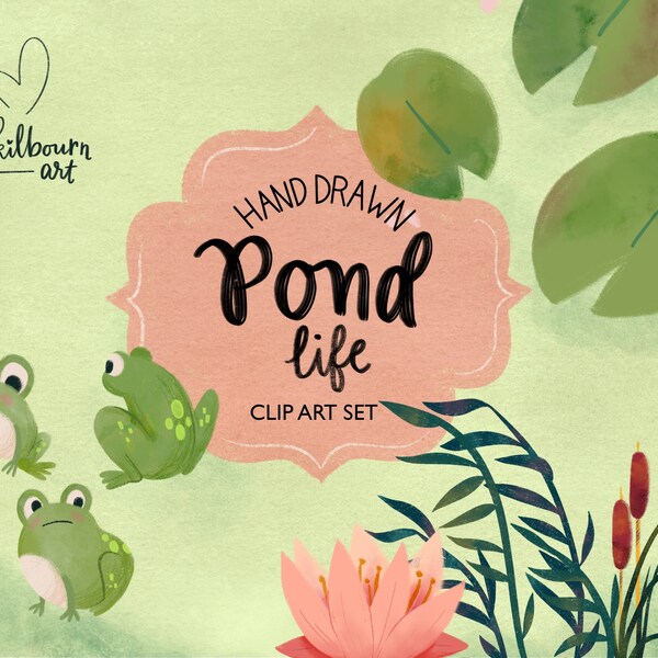 Pond Clipart - Etsy