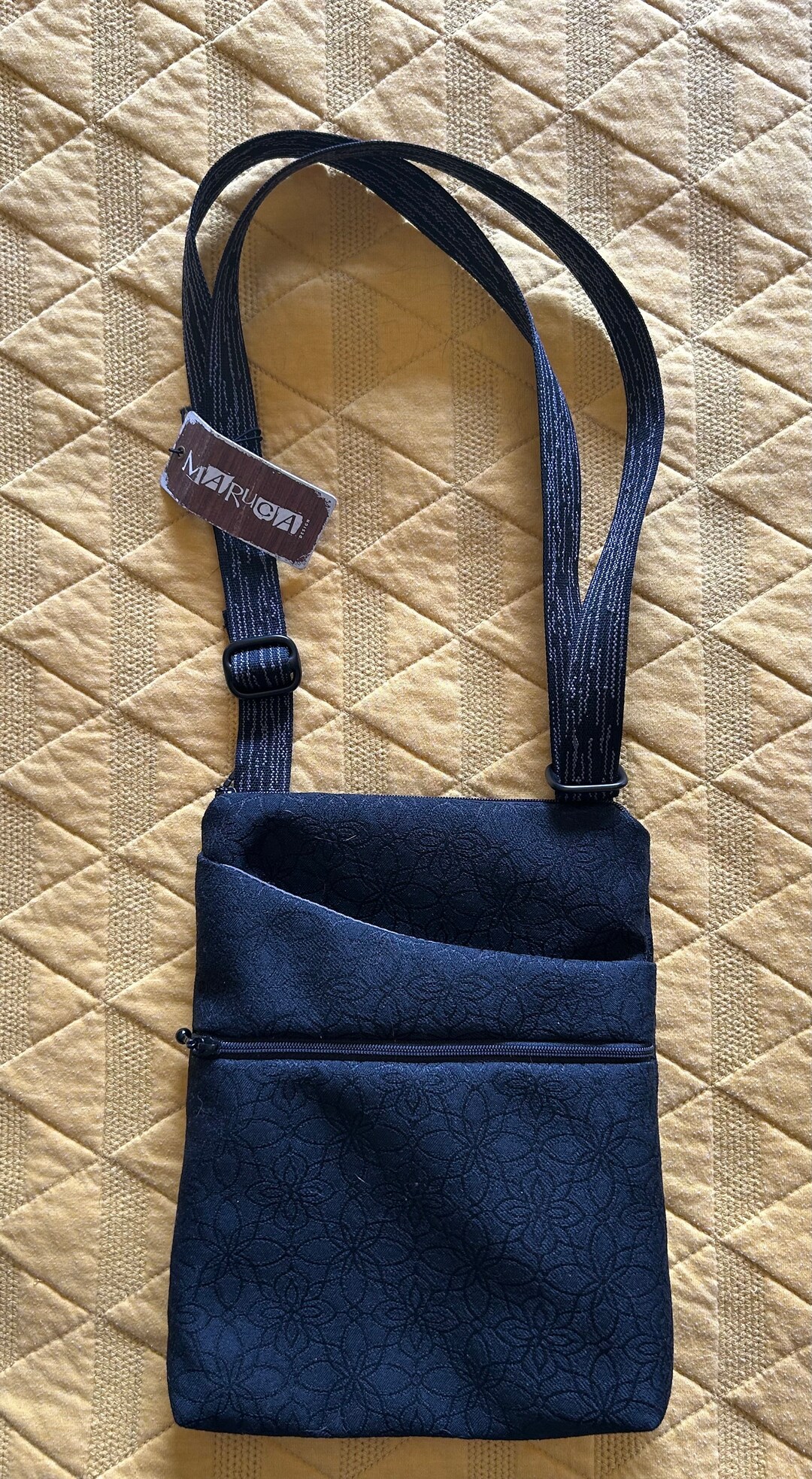Maruca Handmade Black Cosmetic Purse Bag - Etsy