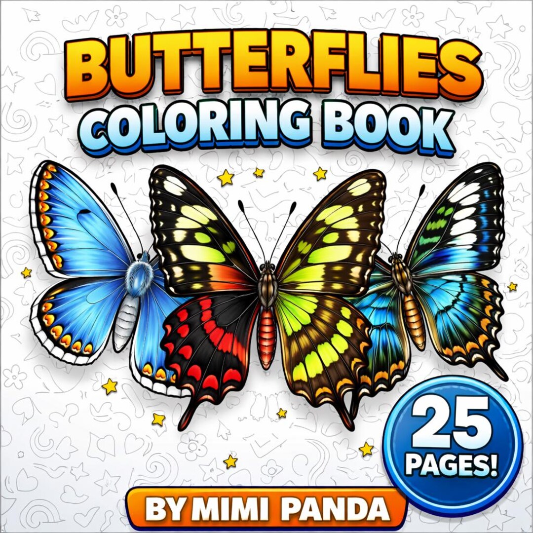 25 Butterfly Coloring Pages Printable – Beautiful Butterfly Species ...