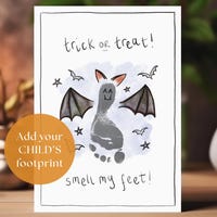 Halloween Handprint Footprint Art: Spooky DIY Keepsake (instant ...