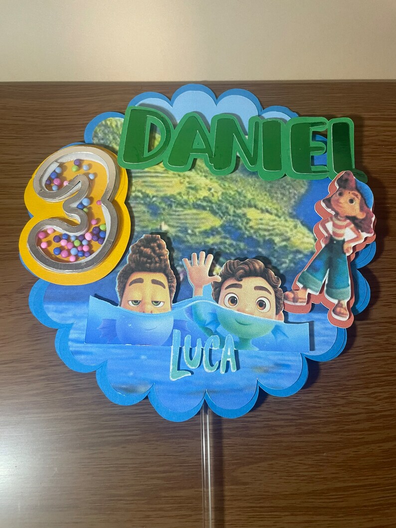 Luca Movie Cake Topper / Luca Cake Topper / Cake Topper / Luca Movie ...