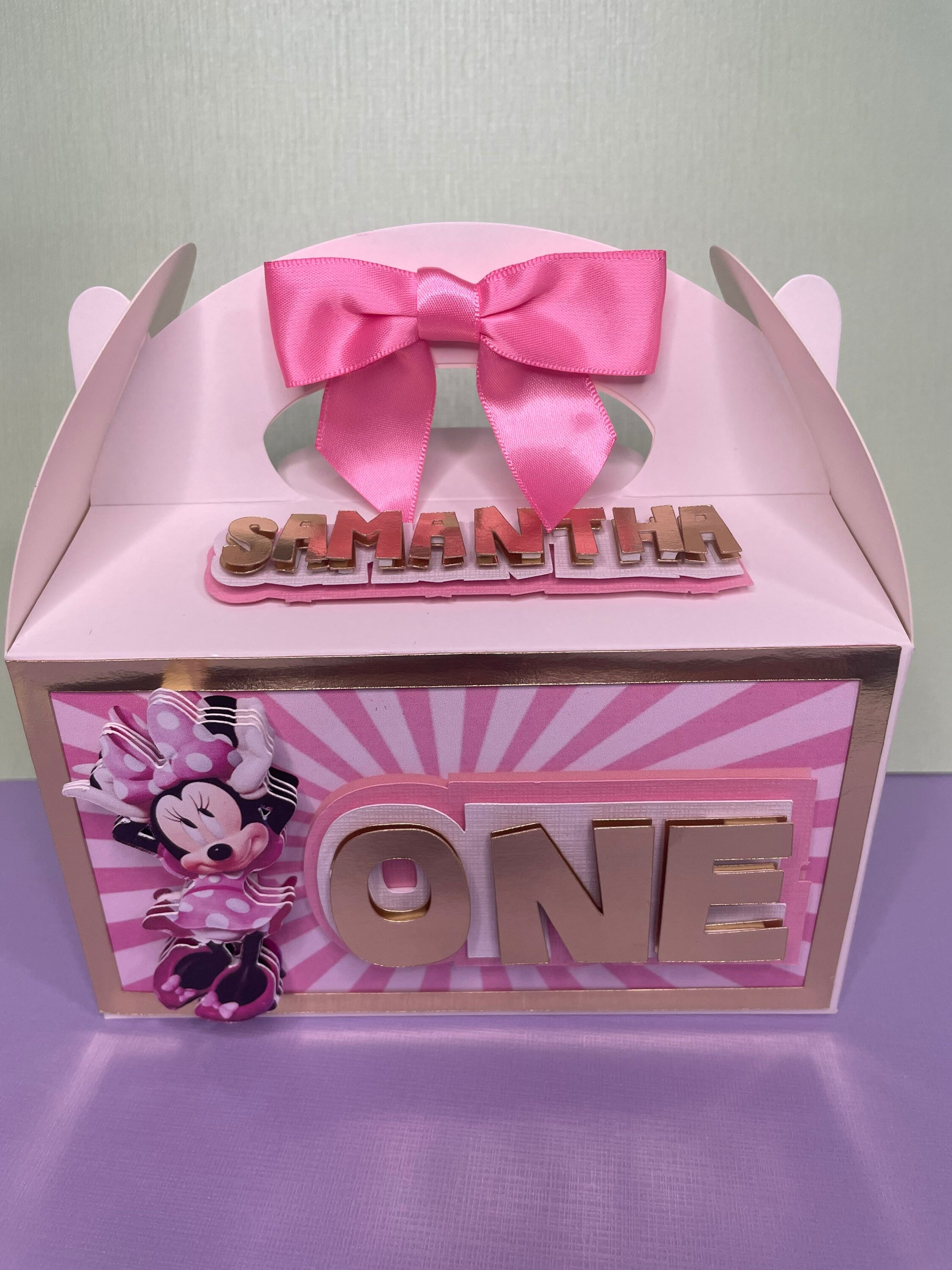 Minnie Mouse Box / Minnie Mouse Boxes / Minnie Mouse / Party Boxes ...