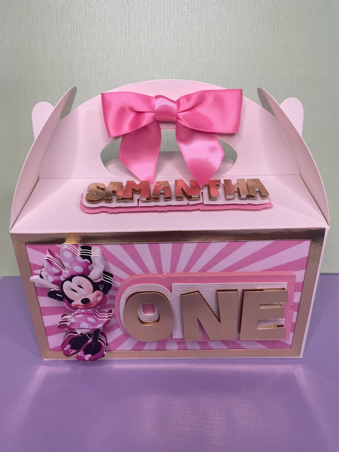 Minnie Mouse Box / Minnie Mouse Boxes / Minnie Mouse / Party Boxes ...