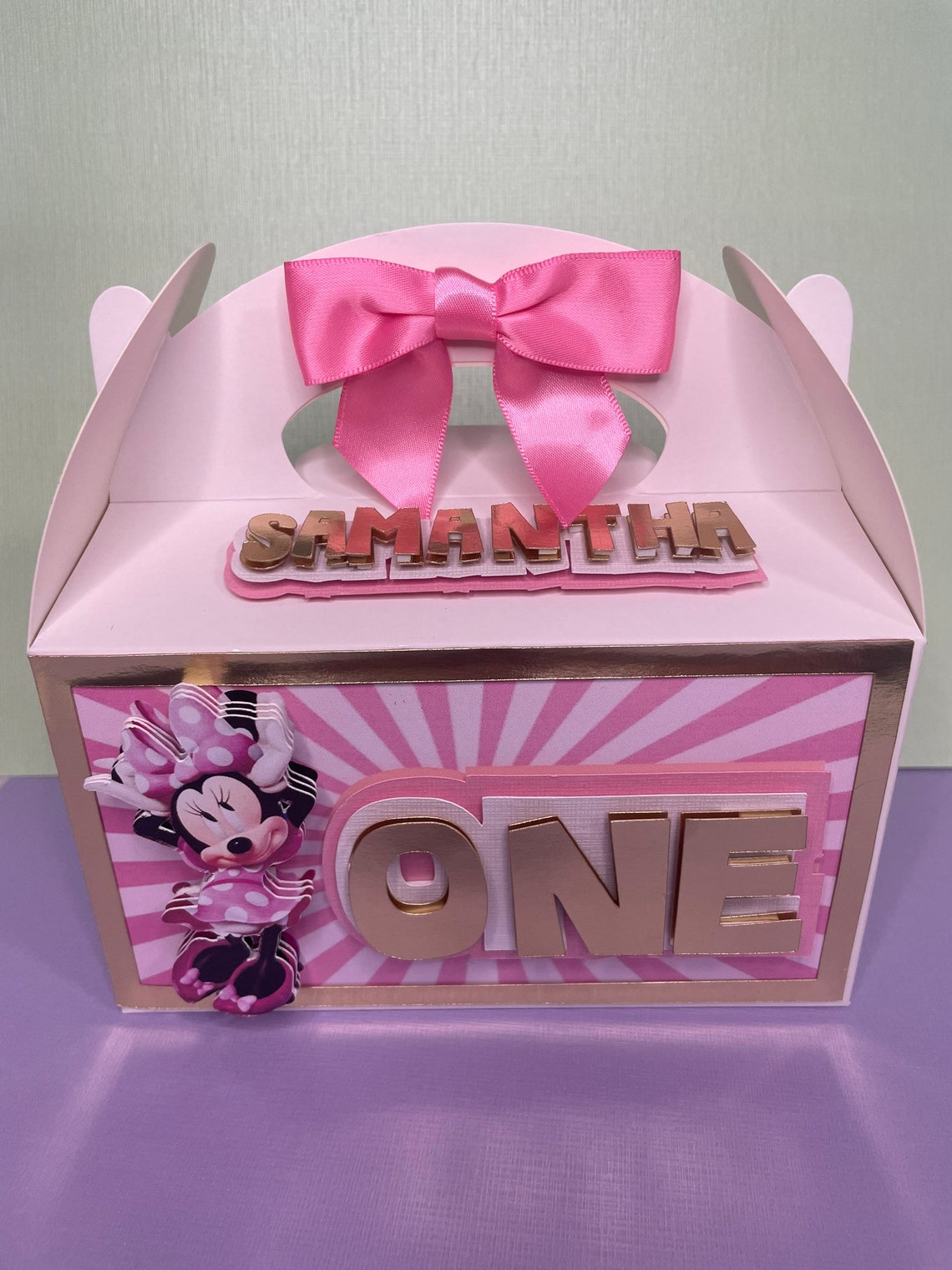 Minnie Mouse Box / Minnie Mouse Boxes / Minnie Mouse / Party Boxes ...