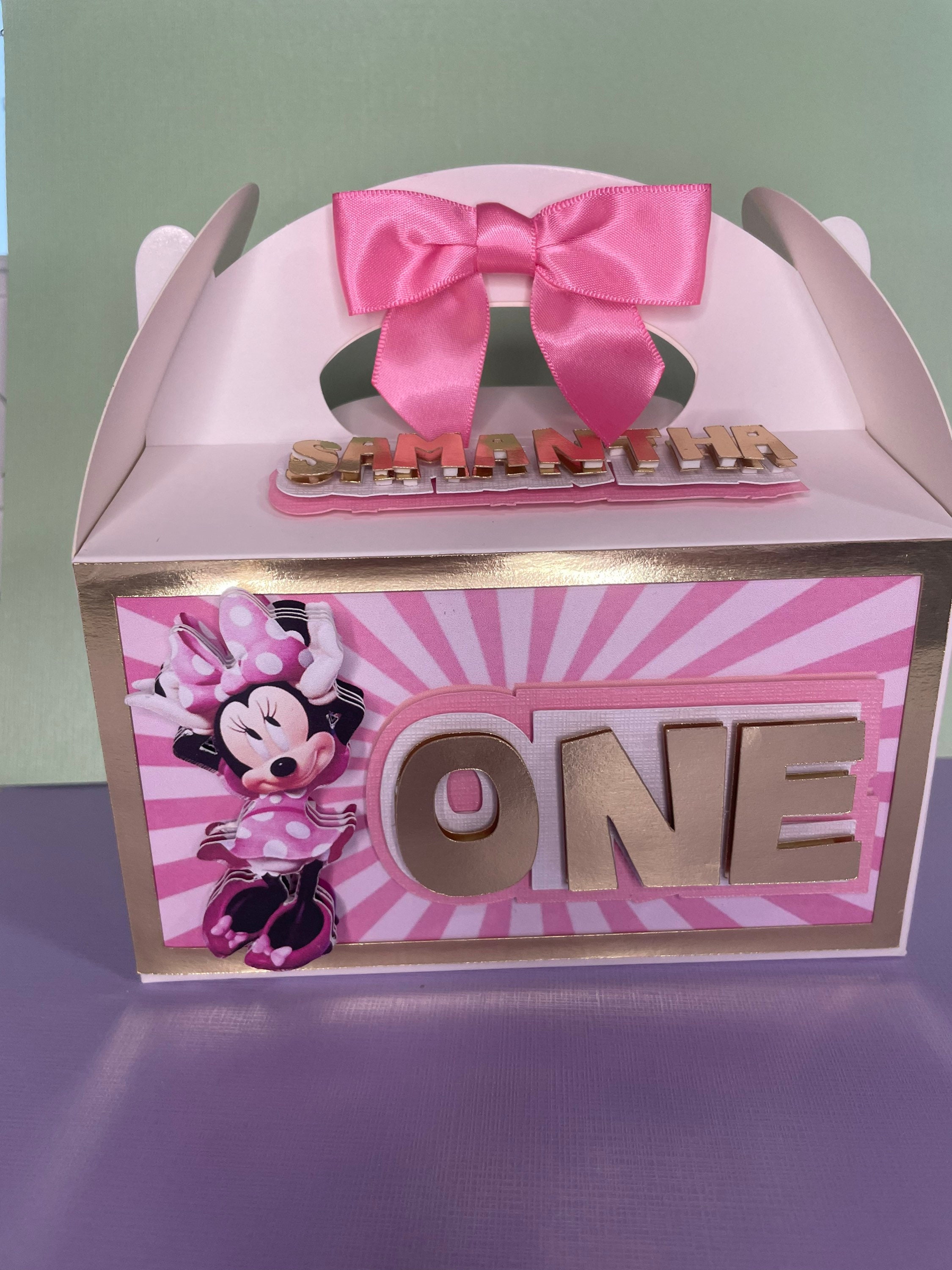 Minnie Mouse Box / Minnie Mouse Boxes / Minnie Mouse / Party Boxes ...