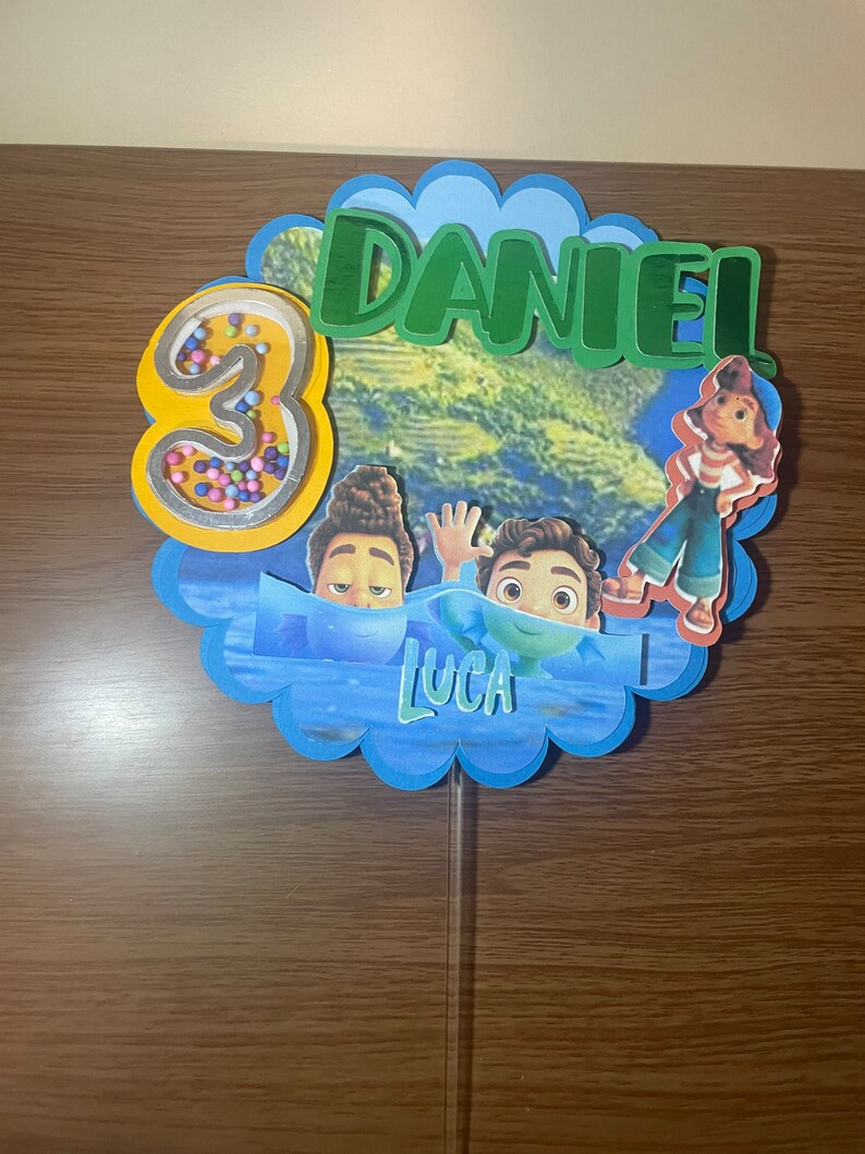 Luca Movie Cake Topper / Luca Cake Topper / Cake Topper / Luca Movie ...
