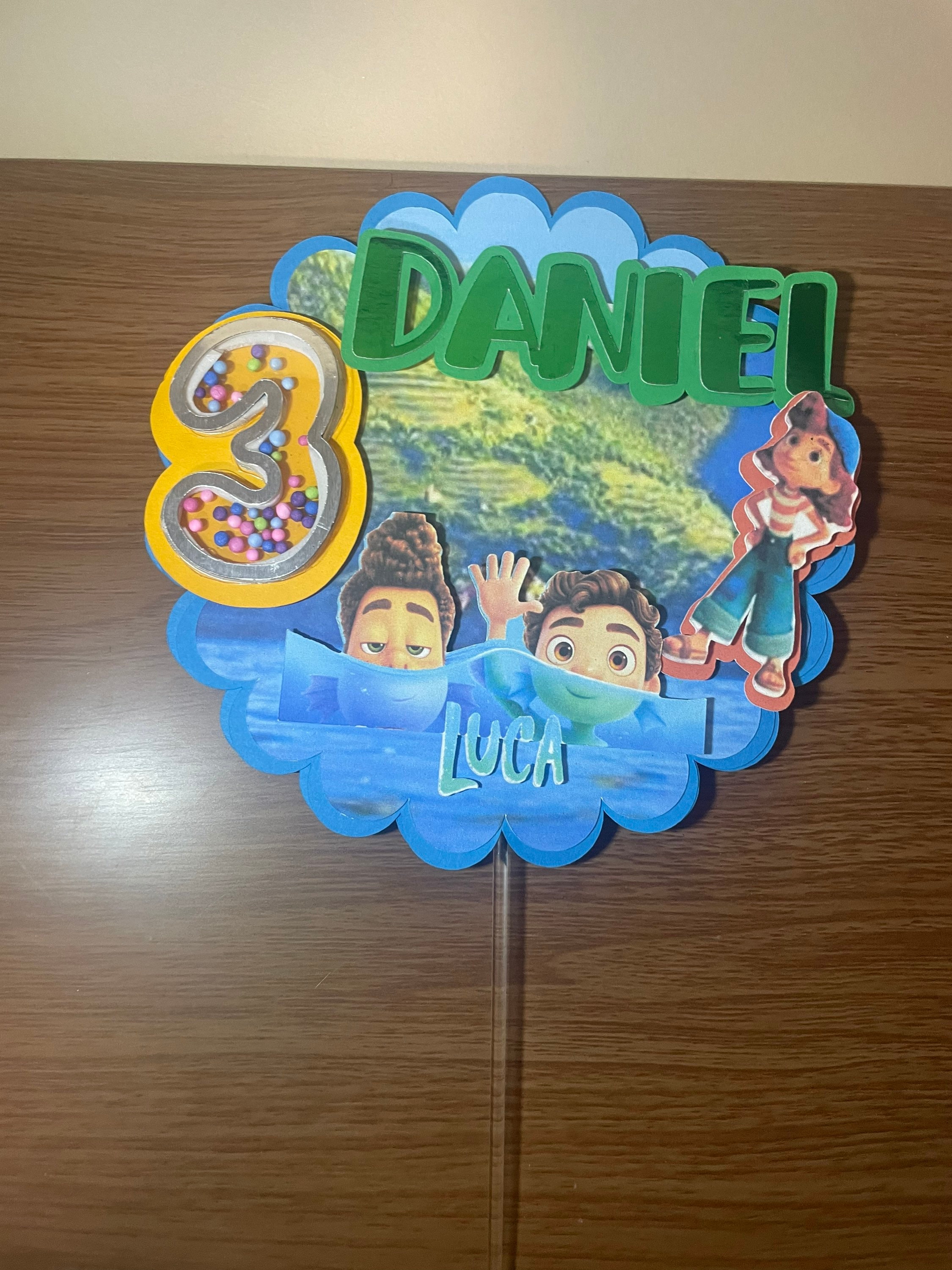 Luca Movie Cake Topper / Luca Cake Topper / Cake Topper / Luca Movie ...