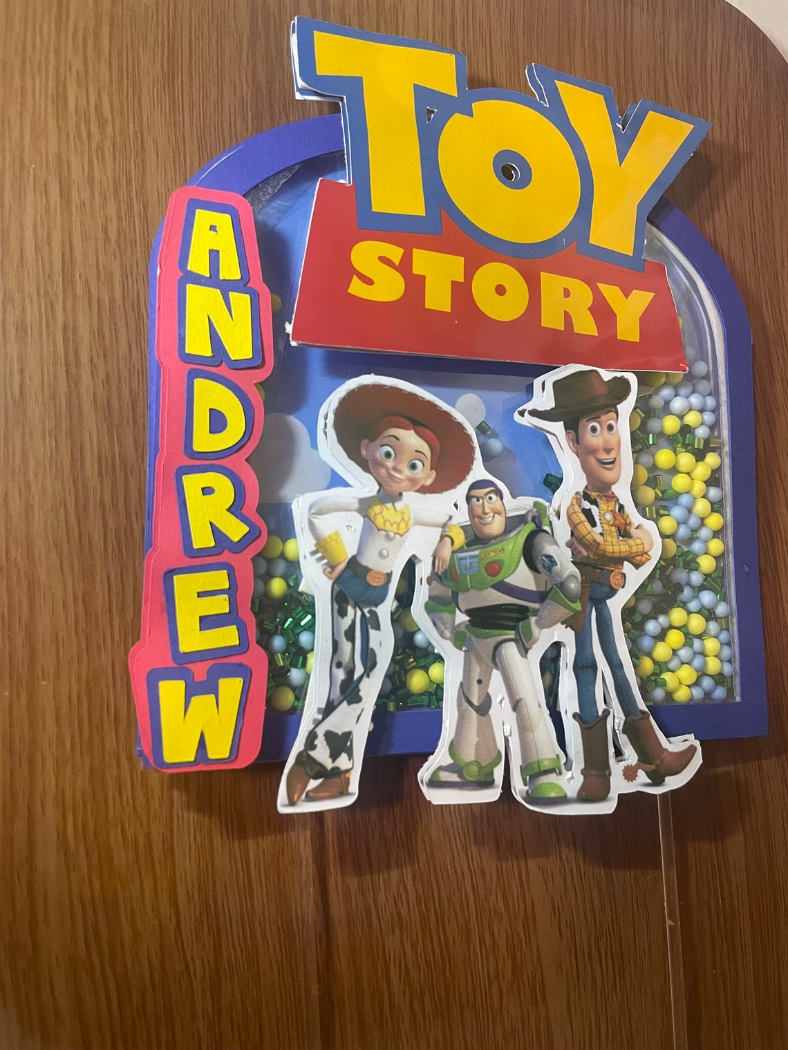 Toy Story Cake Topper Shaker / Shaker Cake Topper / Toy Story / Cake ...