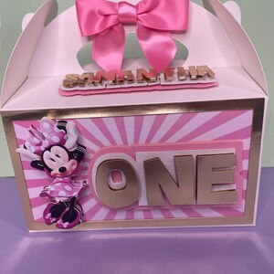Minnie Mouse Box / Minnie Mouse Boxes / Minnie Mouse / Party Boxes ...