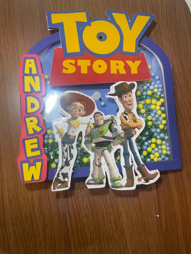 Toy Story Cake Topper Shaker / Shaker Cake Topper / Toy Story / Cake ...