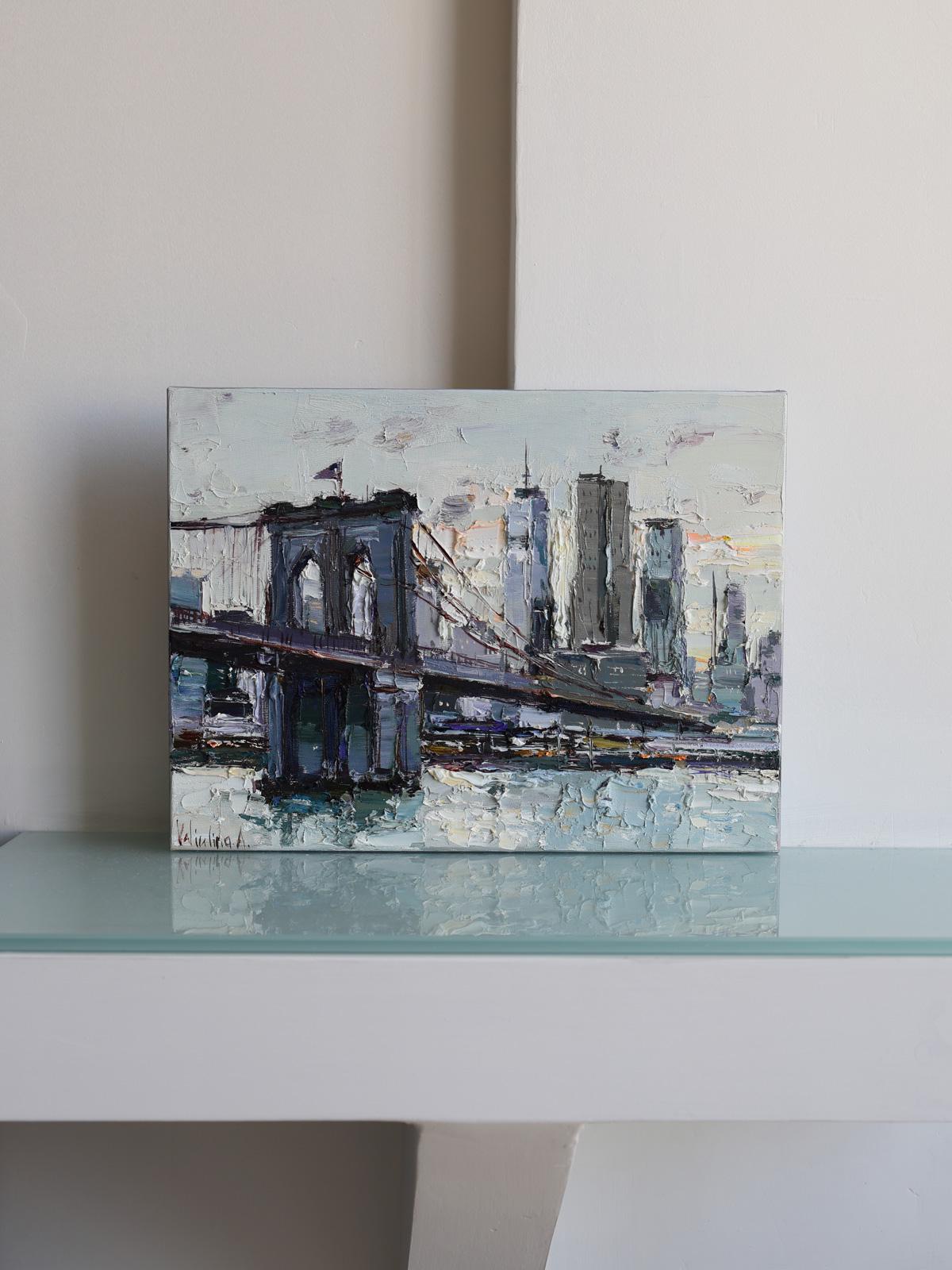Brooklyn Bridge - New York City - Original Urban Landscape Painting ...