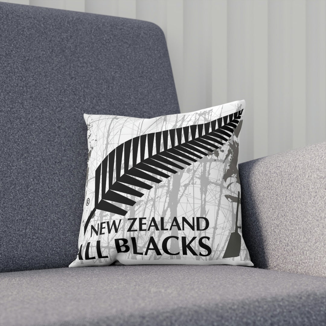 All Blacks Rugby Supporter Cushion With Printed Cover. New Zealand ...