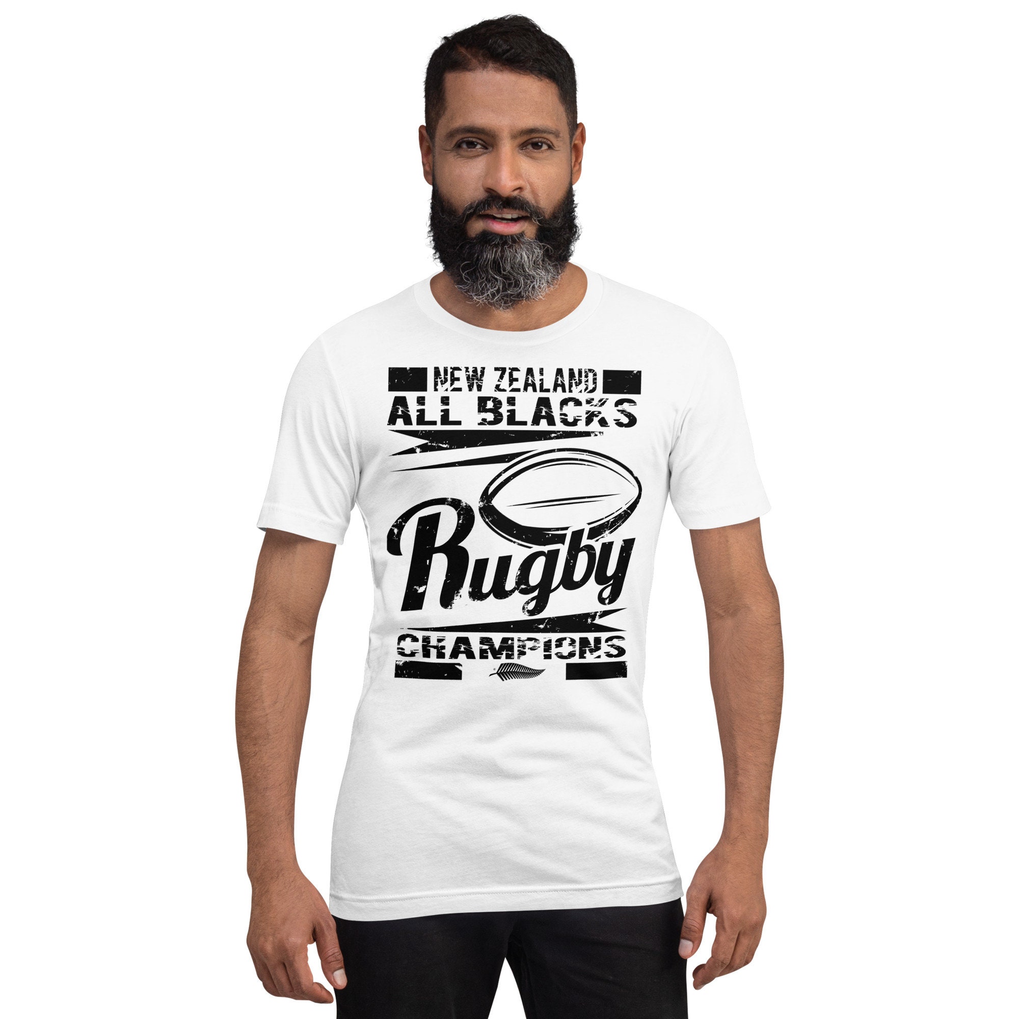 All Blacks Rugby Unisex T-shirt Design. New Zealand Rugby Supporter Tee ...