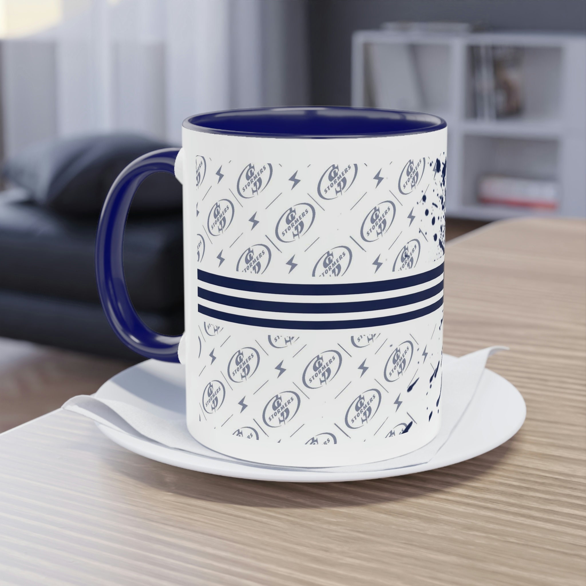 Stormers Rugby Supporter Two-tone Coffee Mug, 11oz. WP Western Province ...