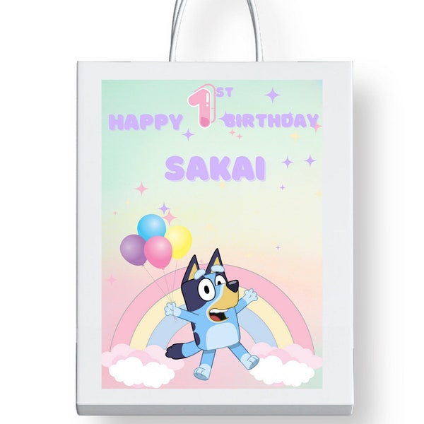 Bluey Gift Bag - Etsy Australia