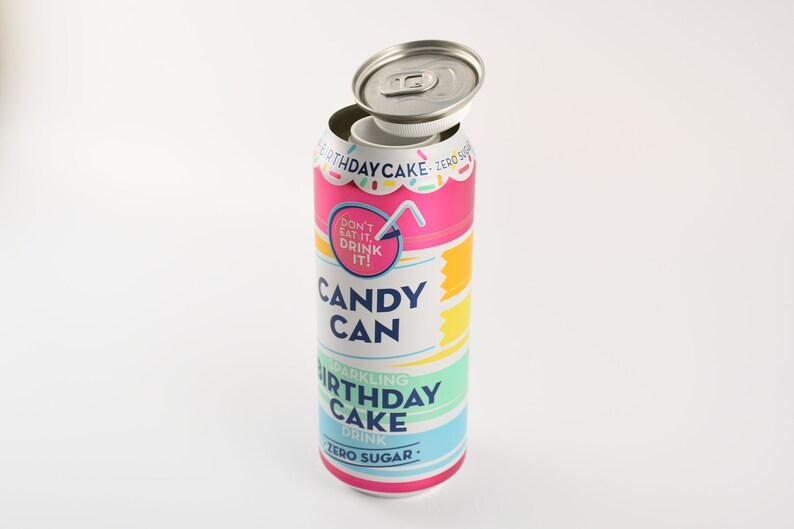 Stash Safe Candy Can Birthday Cake Drink Diversion Storage - Etsy