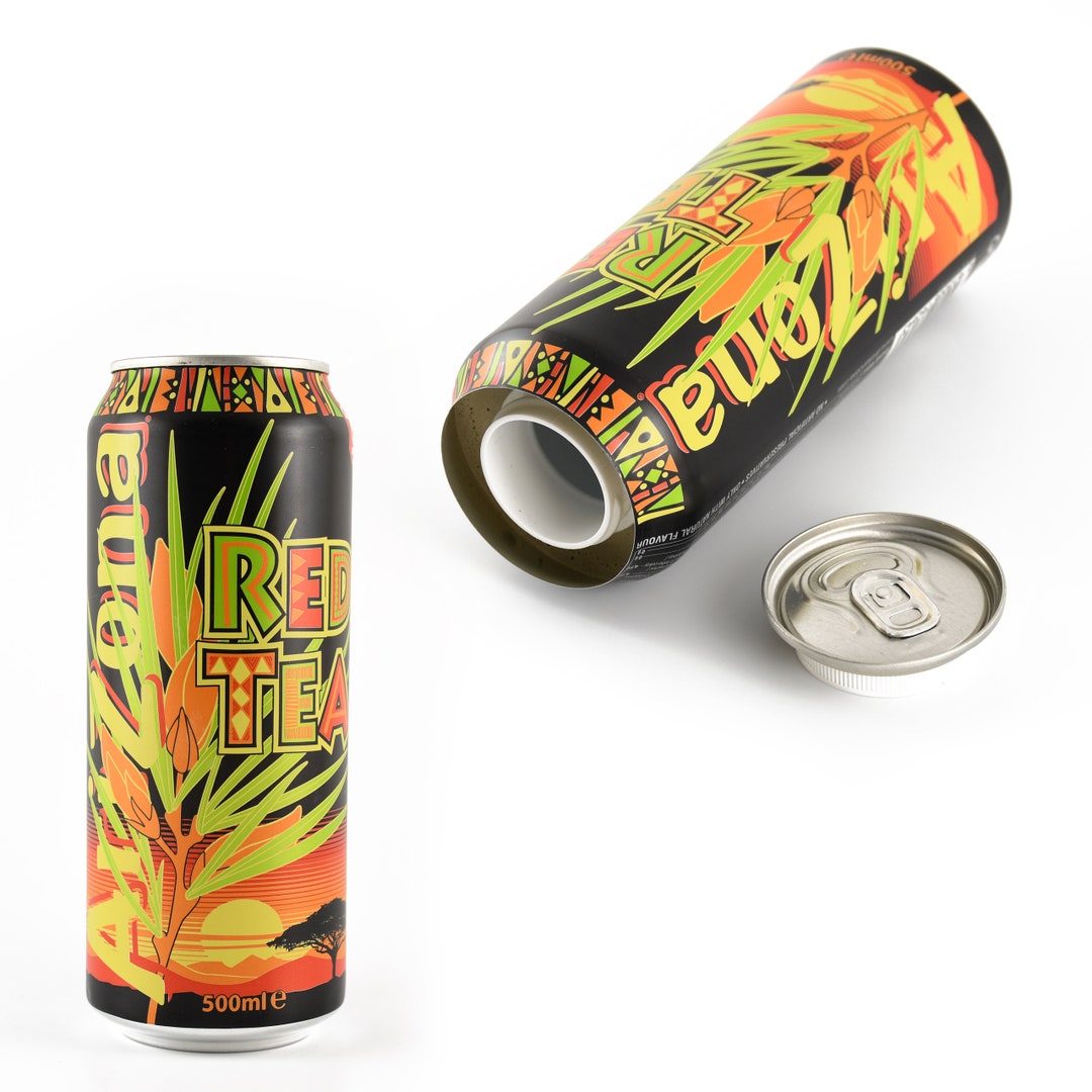 Diversion Safe Arizona Red Tea Stash Can Hidden Secret Storage Home ...