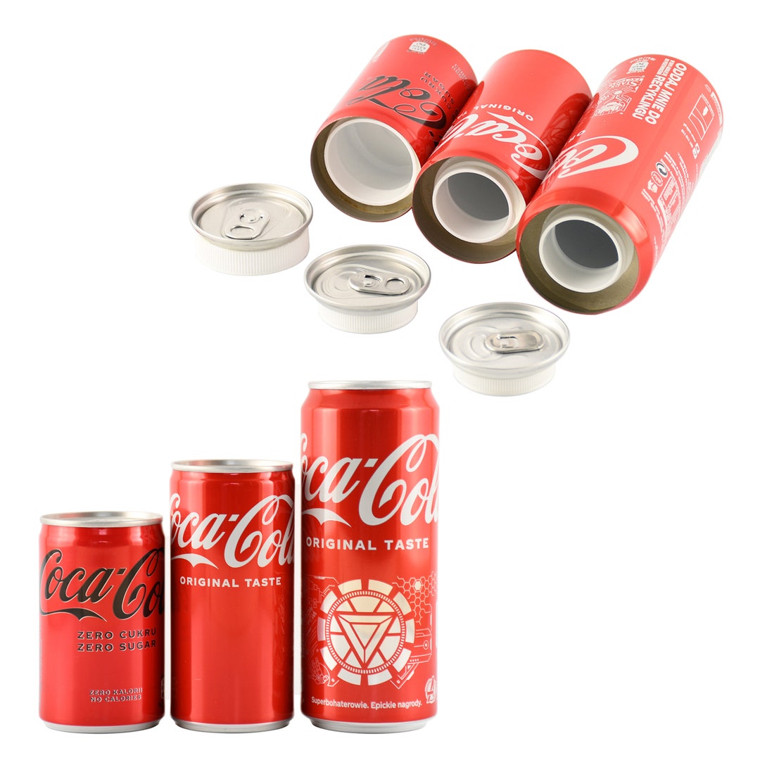 Secret Stash Can Safe 3x Coca Cola - Original Gift Set Diversion Secure ...