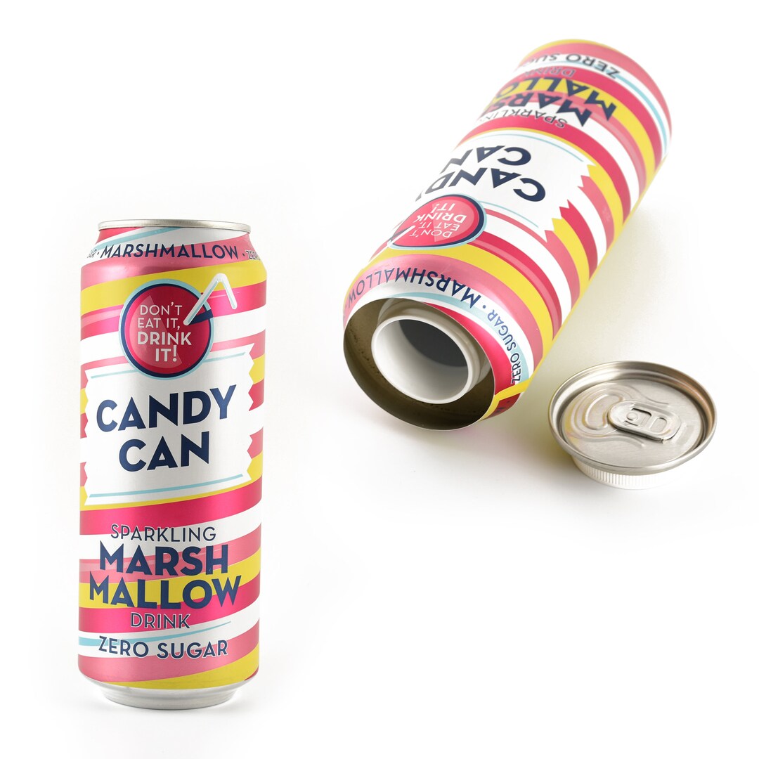 Stash Candy Can Marshmallow Diversion Safe Valuables Secure Secret ...