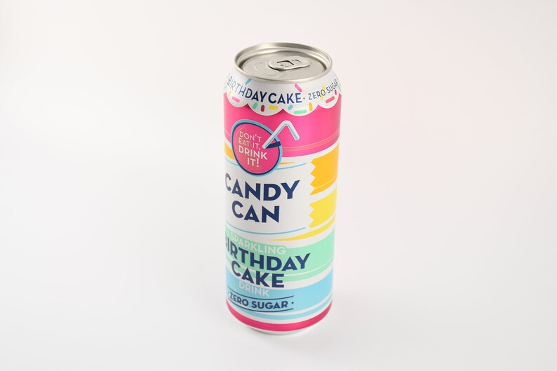 Stash Safe Candy Can Birthday Cake Drink Diversion Storage - Etsy