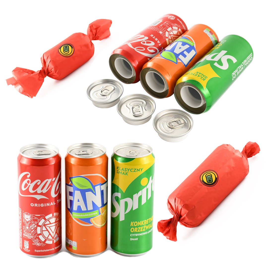 Secret Stash Can Safe 3x Coca Cola / Fanta / Sprite Hidden Compartment ...