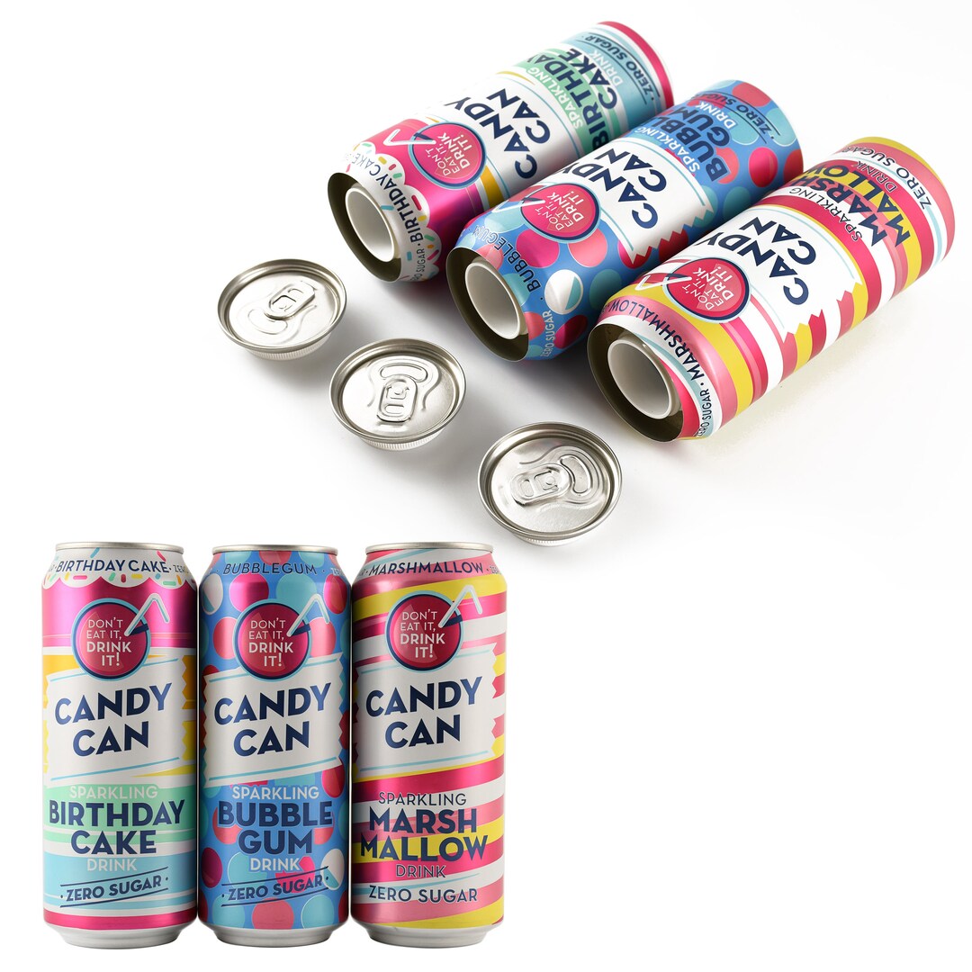 Secret Stash Can Safe 3x Fake Soda - Original Gift Set Diversion Secure ...