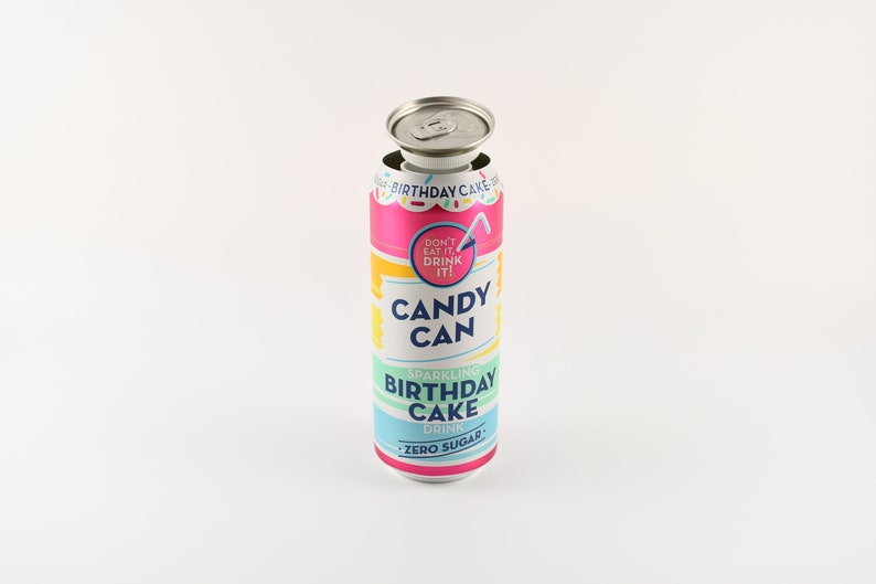 Stash Safe Candy Can Birthday Cake Drink Diversion Storage - Etsy
