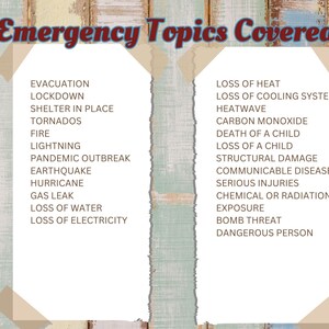 Daycare Emergency Plans | Editable Childcare Emergency Plans Handbook ...