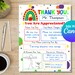 Teacher Appreciation Week, All About My Teacher Rainbow Fill in Blank ...