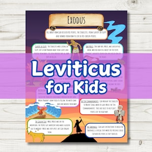 Leviticus for Kids Printable - Bible Study Activity for Children - Etsy
