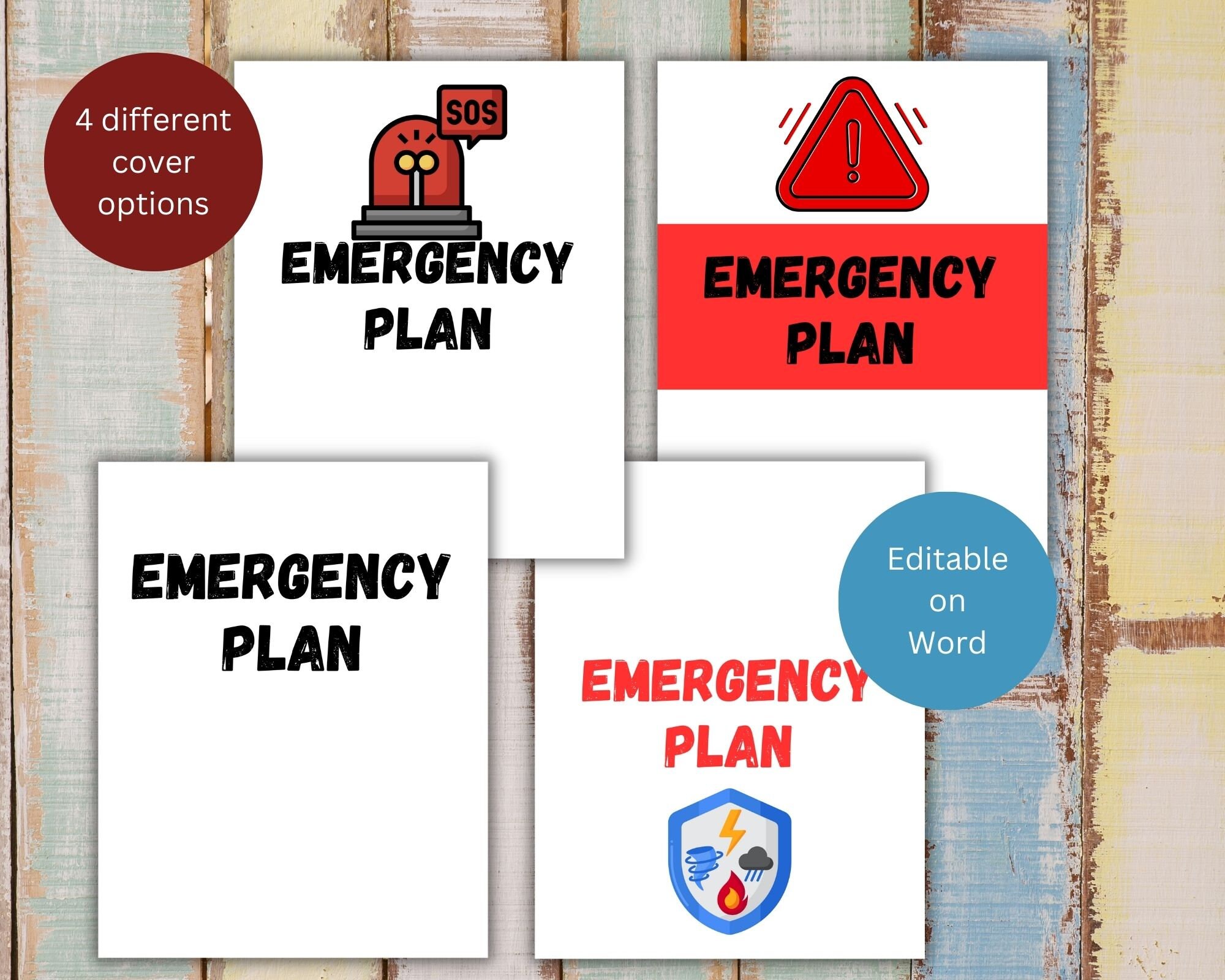 Daycare Emergency Plans | Editable Childcare Emergency Plans Handbook ...