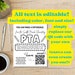 Join the PTO Flyer Black and White | PTA Information | PTA Flyer ...