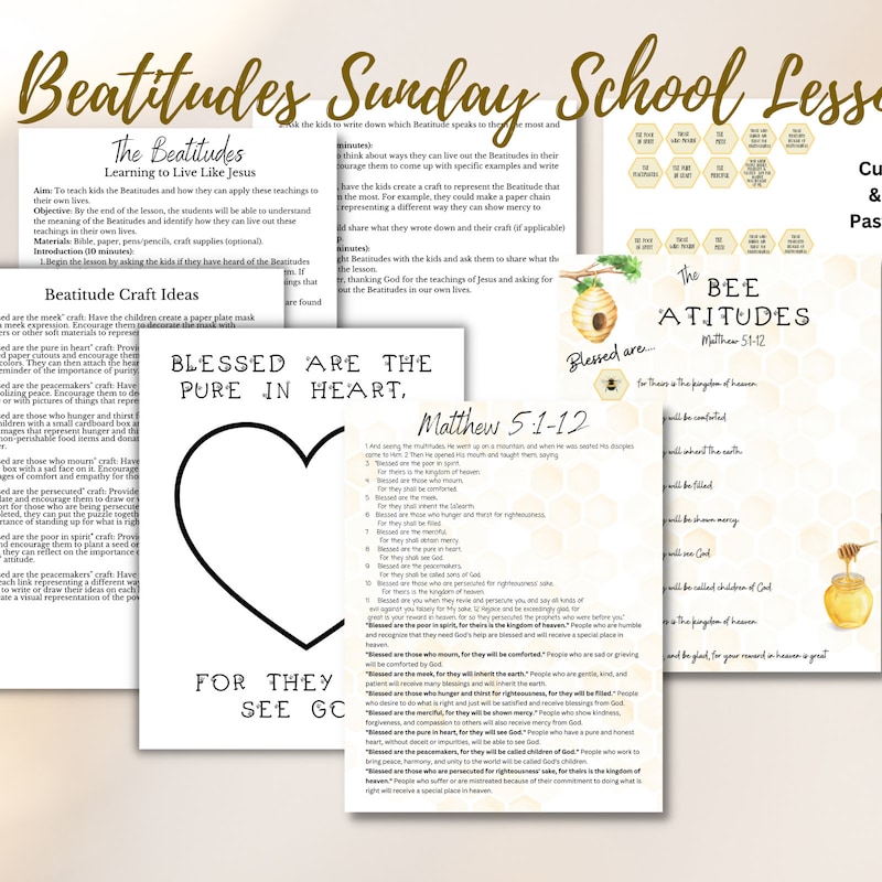 Church Lesson Plan - Etsy