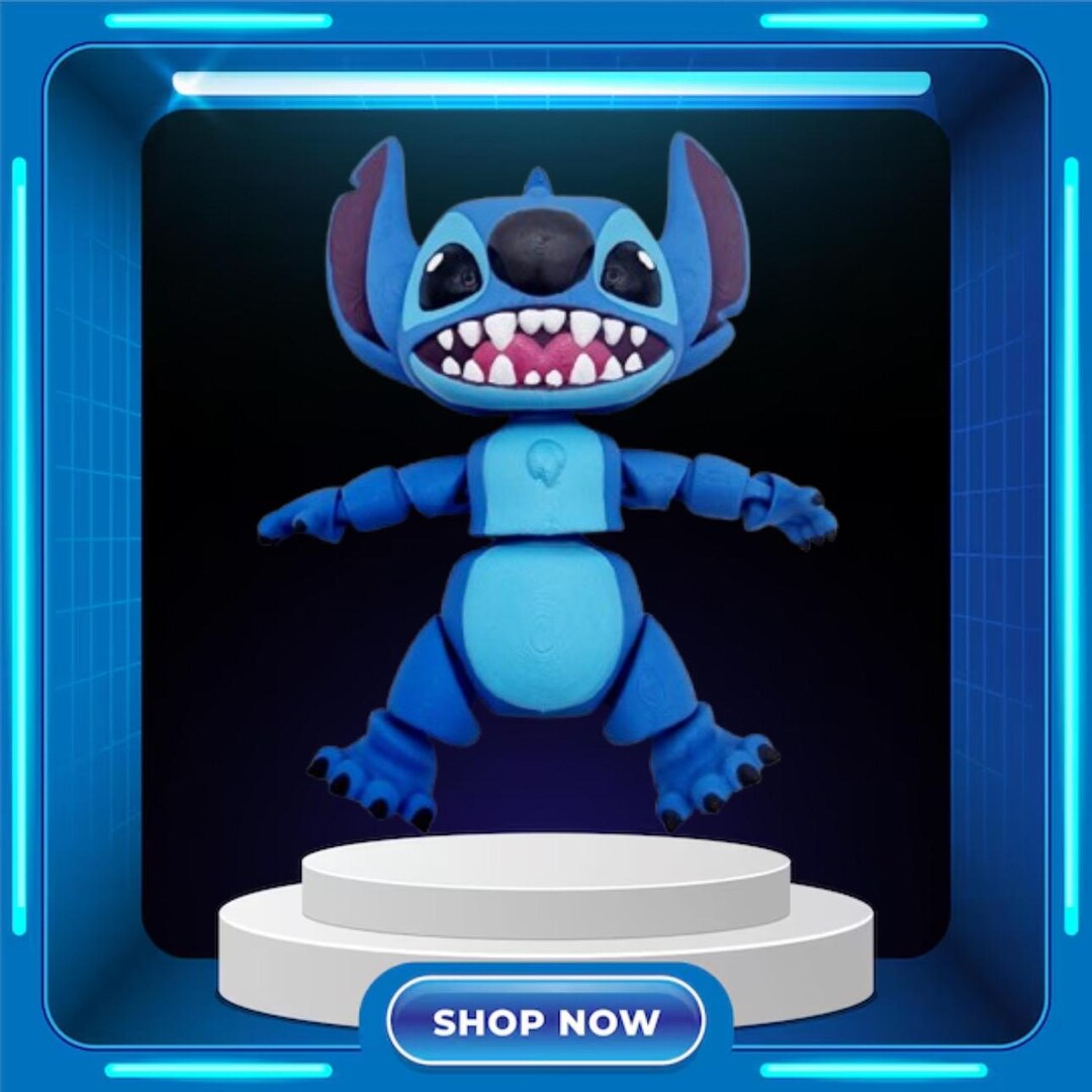 Flexi STITCH Flexi Figurines Gift for Kids Cool Available flexi Animals ...