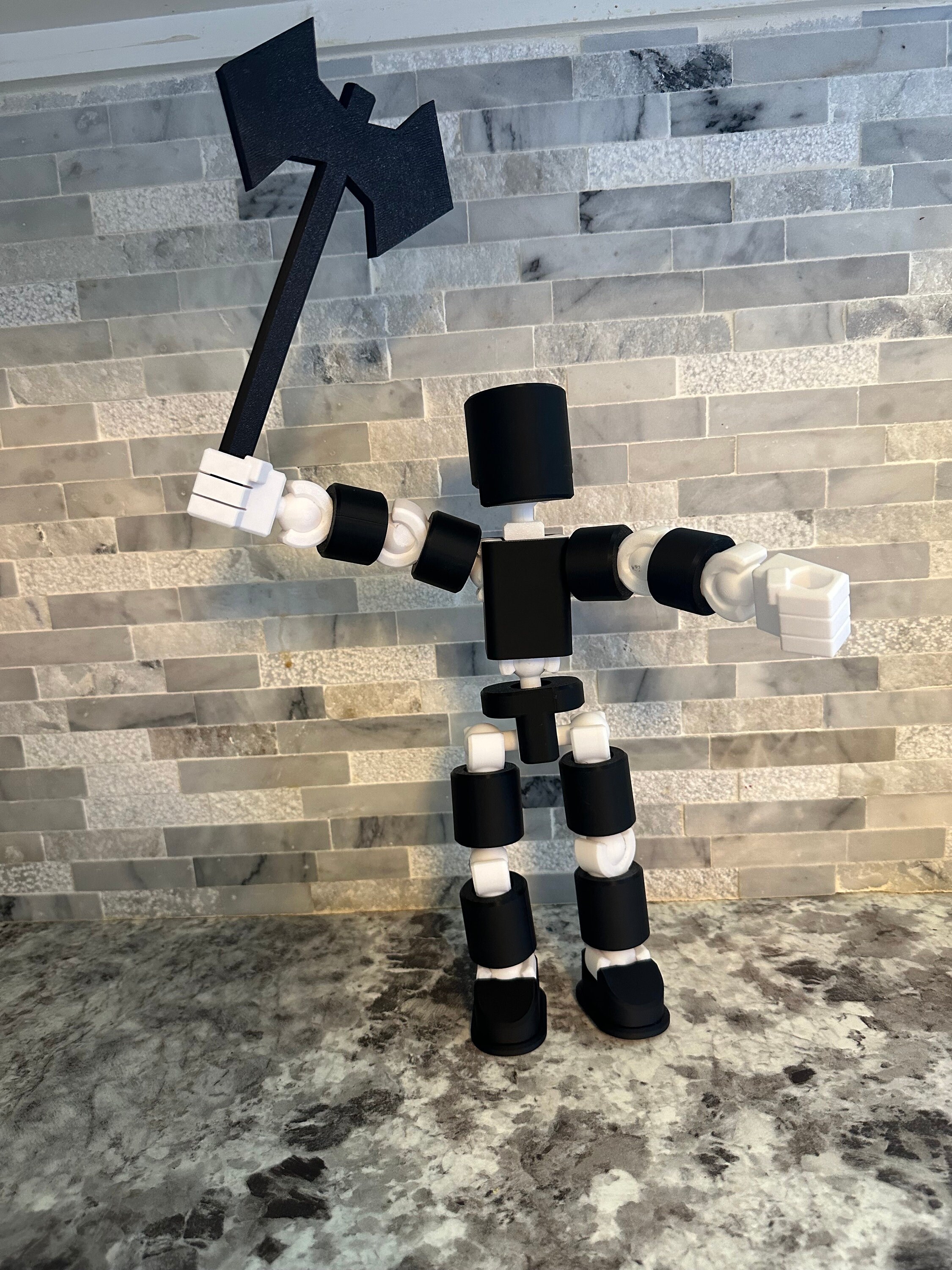 ACTION FIGURE Fidget Toy Stress Relief Articulated Jointed Action ...