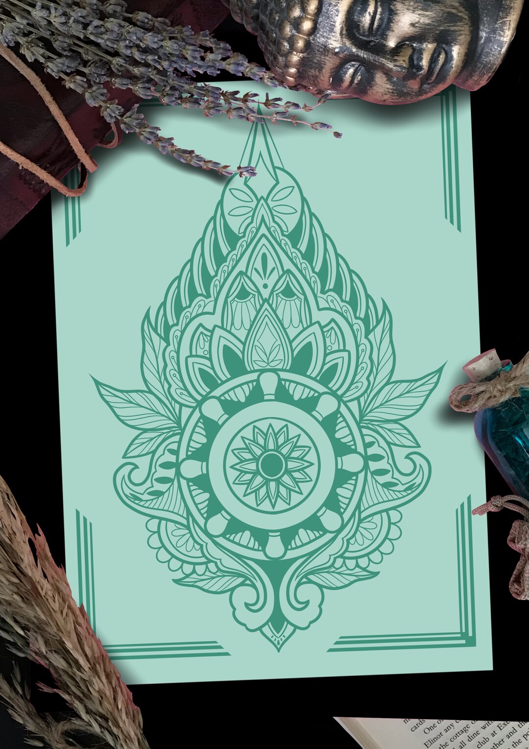 Ornamental Print at Home Design, Subtle, Mehndi, Mandala, Tattoo Design ...