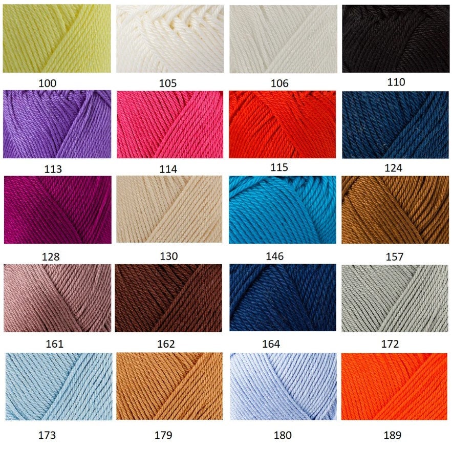 Amigurumi Yarn | Schachenmayr Catania Cotton Yarn Colors 403-438 ...