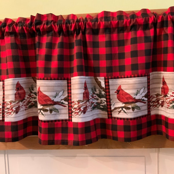 Red Kitchen Curtains - Etsy