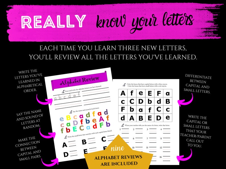 Printable Alphabet Workbook | Small-lowercase Letters | Tracing ...