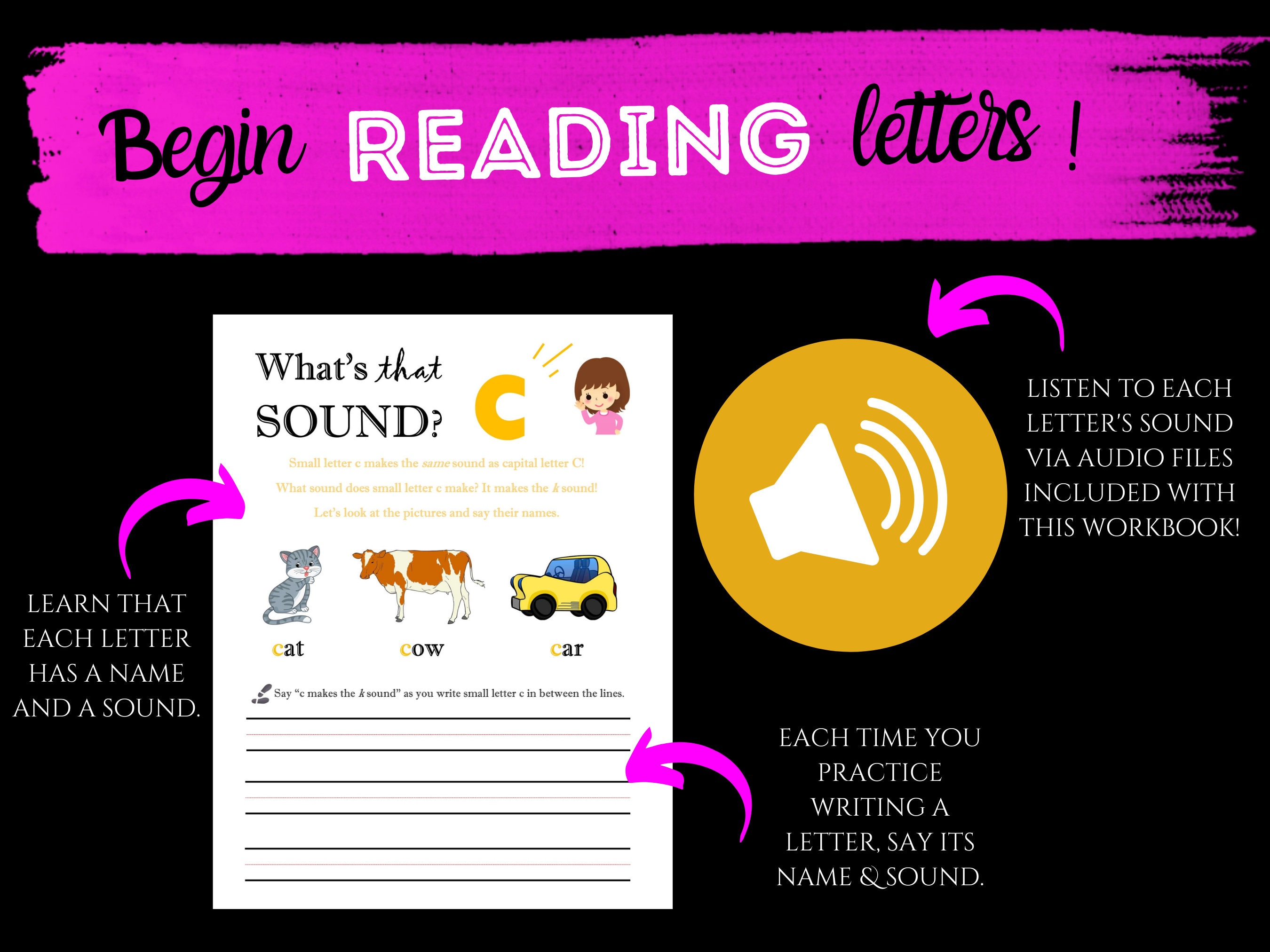 Printable Alphabet Workbook Small-lowercase Letters - Etsy