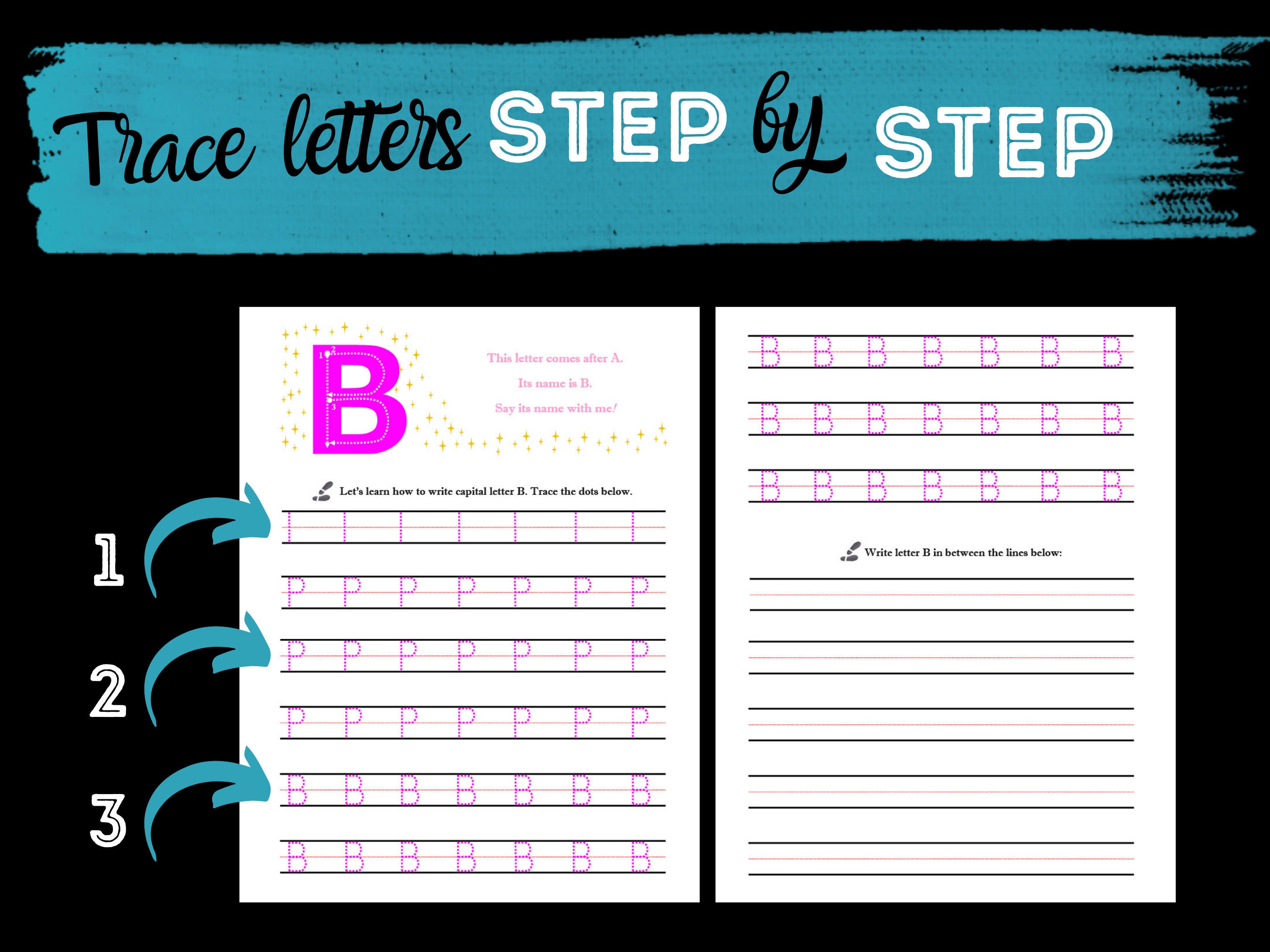 Printable Alphabet Workbook | Capital-uppercase Letters | Tracing ...