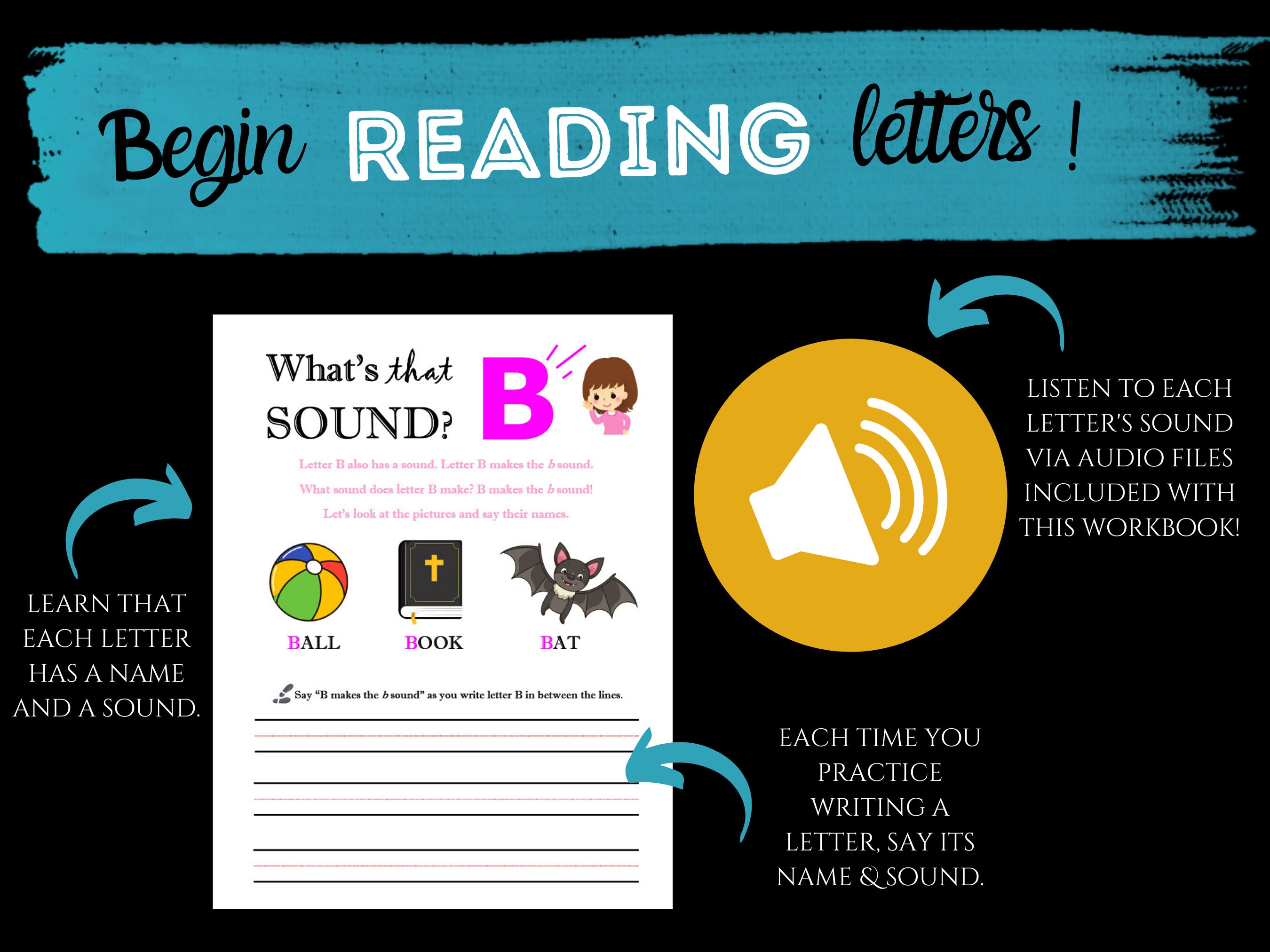 Printable Alphabet Workbook | Capital-uppercase Letters | Tracing ...