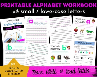 Printable Alphabet Workbook | Capital-uppercase Letters | Tracing ...