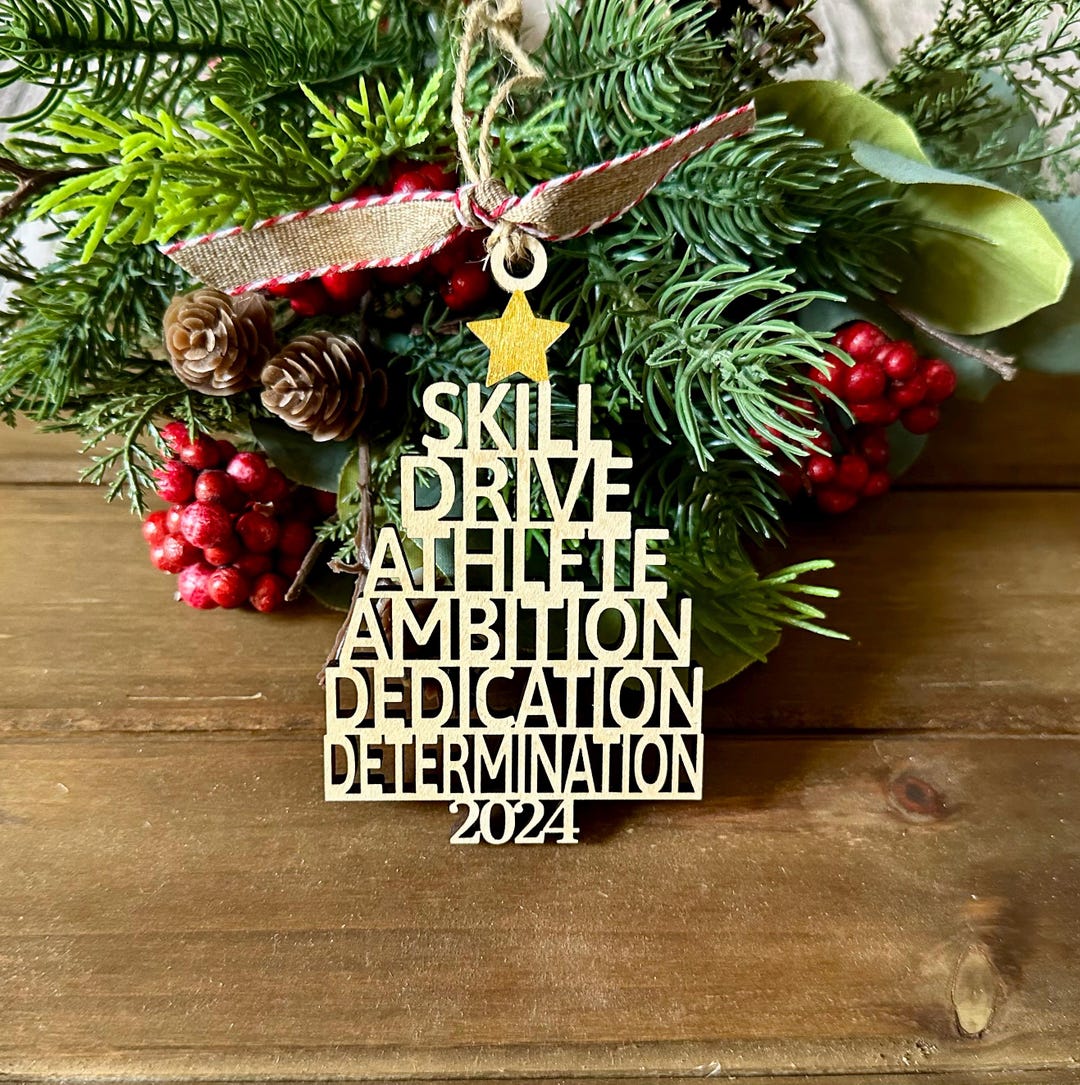 Personalized Athlete Christmas Ornament: Athlete Gift - Etsy