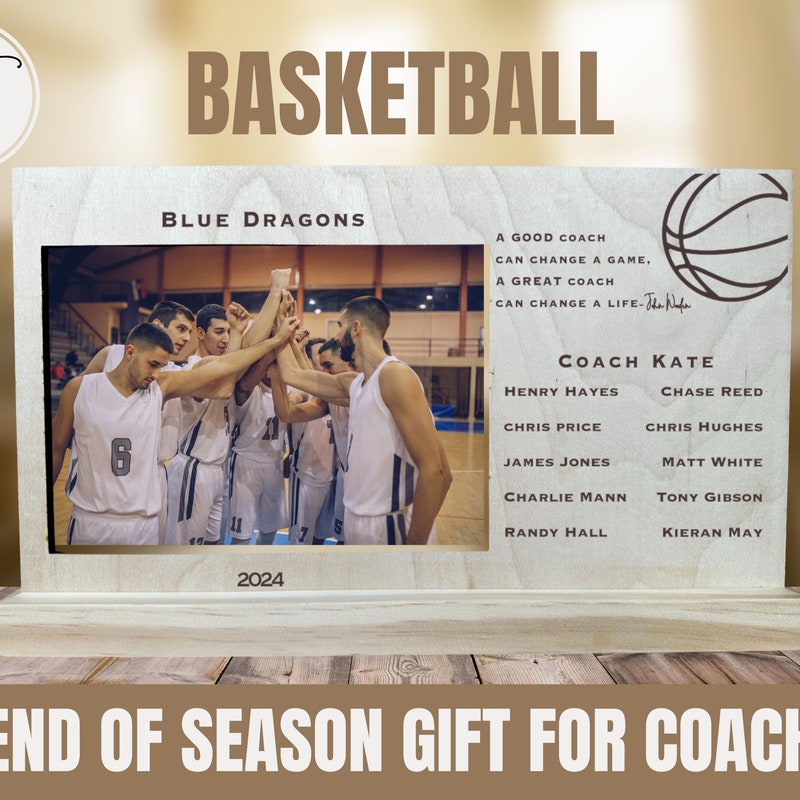 Basketball Coach Frame 4x6 - Etsy