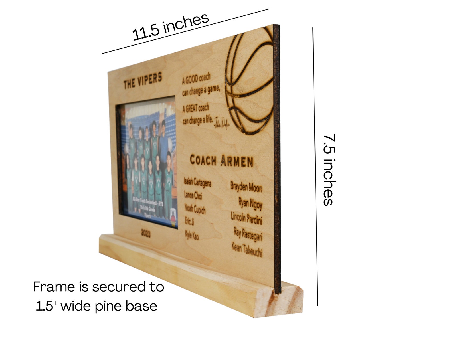 Soccer Coach Gift Soccer Coach Frame Gift for Coach Gift - Etsy