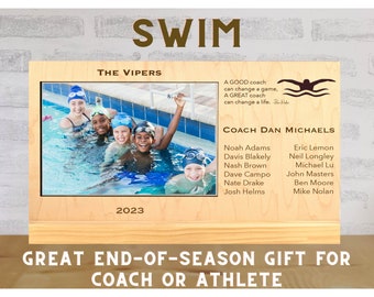 Hockey Coach Gift, Hockey Coach Frame, Gift for Coaches, Gift From Team ...