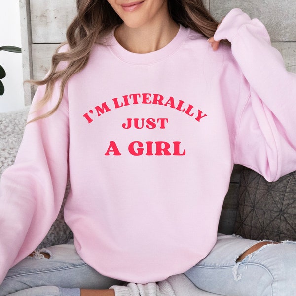 Funny Girly Sweatshirt - Etsy