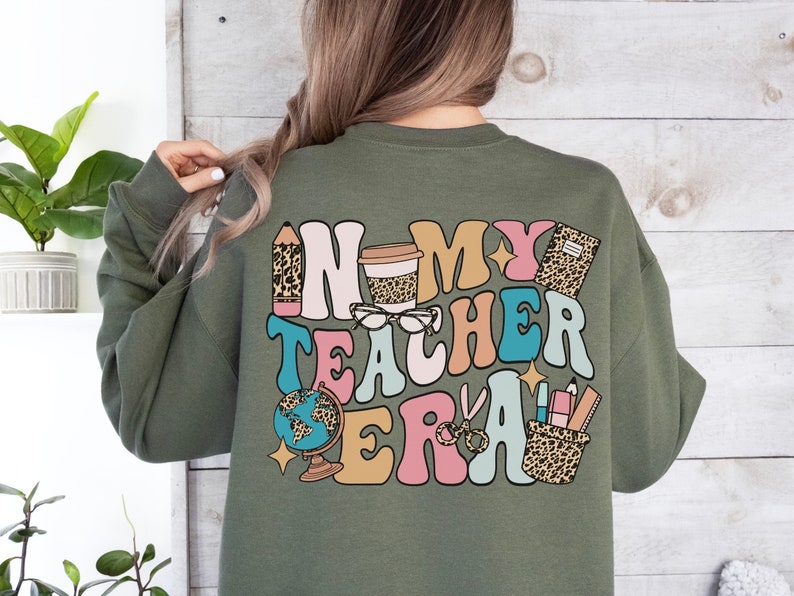 Teacher Name Shirt Personalized Teacher Sweatshirt School Teacher