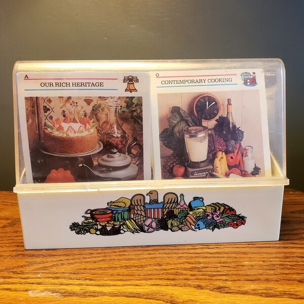 70s Recipe Box - Etsy